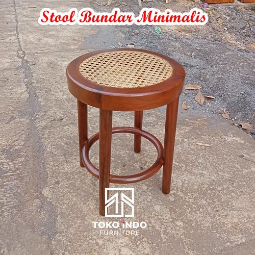 Jual Kursi Bangku Stool Cafe Rotan Minimalis Terbaru - Kab. Jepara ...