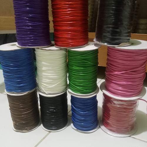 Jual Tali Korea 1 mm Tali Kulit Korea Bahan Kerajinan Gelang Dan kalung ...