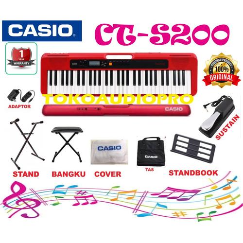 Jual Casio CT-S200 CTS200 cts 200 Paket Keyboard Casiotone - Putih ...