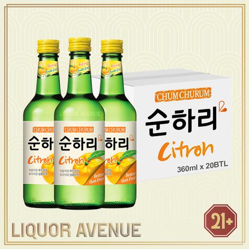 Promo Lotte Chum Churum Citron Korea Soju 360ml - 1 karton isi 20 botol Cicil 0% 3x - Jakarta ...