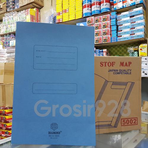 Jual Stopmap / Map Folder Folio Diamond 5002 Biru (isi 50 lembar) - Tua ...