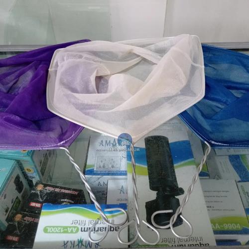 Jual Serokan Ikan Hias 30cm Jaring, seser, tangguk, saringan Aquarium ...