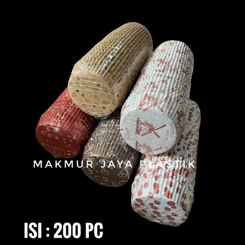 Jual CAKE CASE BULAT PAPER CUP ROTI LAMINASI ISI 200 PC - kincir angin ...