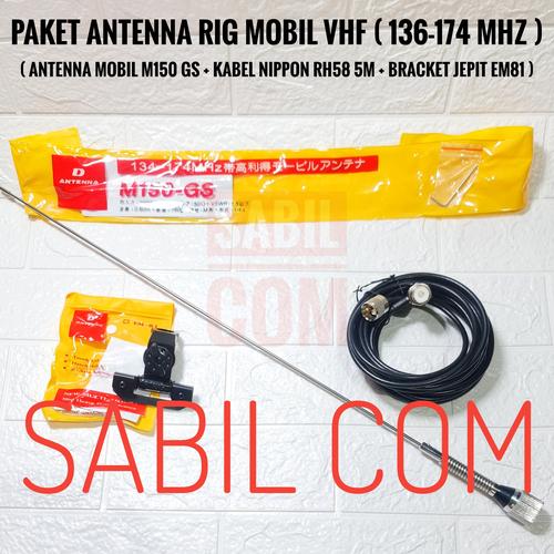 Jual PAKET ANTENA RIG MOBIL VHF M150 GS ANTENNA RADIO RIG MOBIL VHF ...