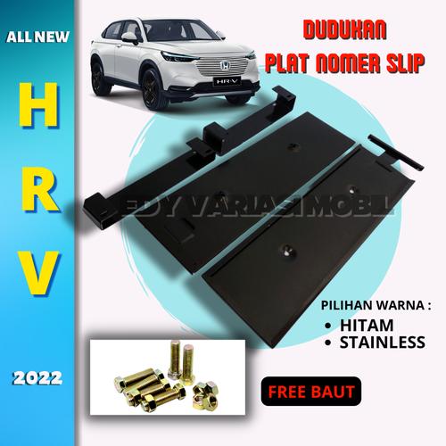 Jual DUDUKAN FRAME PLAT NOMER SLIP SAMPING MOBIL ALL NEW HRV 2022 ...