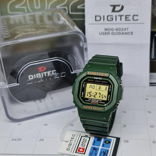 Jual Jam Tangan Pria Digitec DG 6024 Hijau Digital Original - Jakarta ...