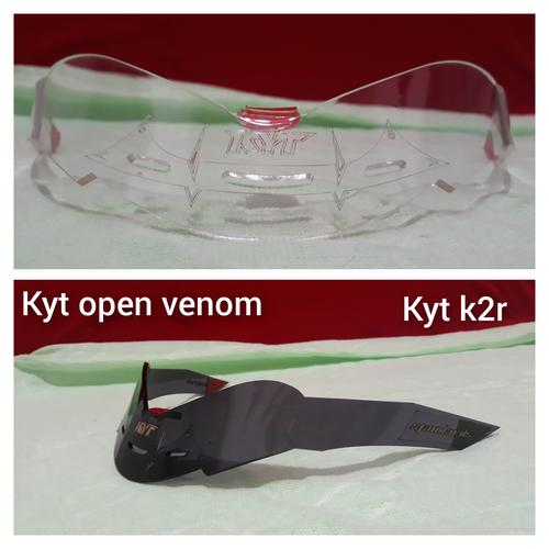 Jual spoiler helm kyt k2r/ spoiler helm kyt venom - Putih - Kota Depok ...