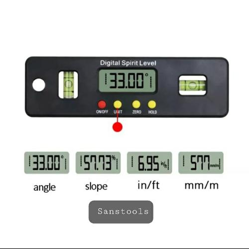 Jual waterpass digital 6" (150mm) spirit level protractor waterpas ...