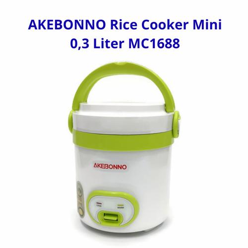 Jual Akebono rice cooker mini mc1688 otomatis 20menit untuk traveling hijau - Jakarta Pusat ...