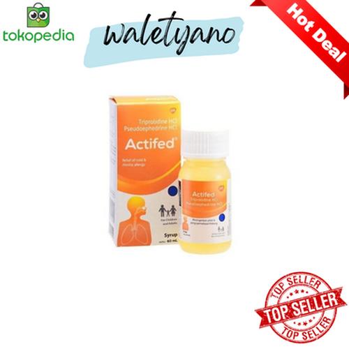 Jual ACTIFED KUNING (PILEK & ALERGI PERNAPASAN HIDUNG)60ML - Jakarta ...