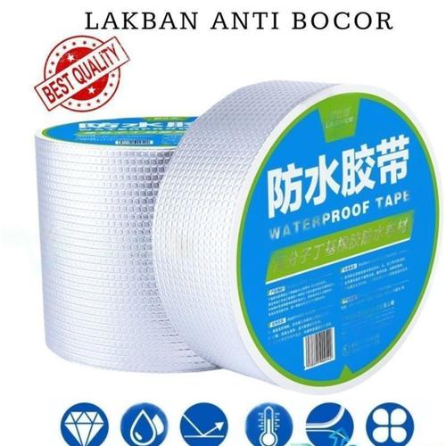 Jual LAKBAN ANTI BOCOR 3M 5M / LAKBAN ALUMINIUM FOIL BUTYL WATERPROOF - 3 METER - Jakarta Utara ...