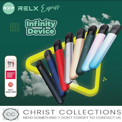 Jual RELX INFINITY POD DEVICE PRO ALUMINIUM ANTI BOCOR 380MAH + CHARGER ...