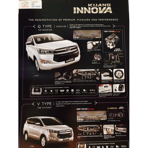 Jual Brosur Katalog Toyota Kijang Innova Reborn 2018 2019 Katalog Mobil ...