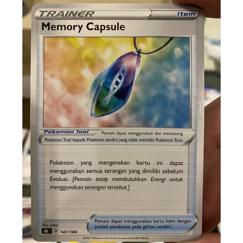 Jual Kartu Pokemon TCG Indonesia - Memory Capsule Trainer Item - Kota ...