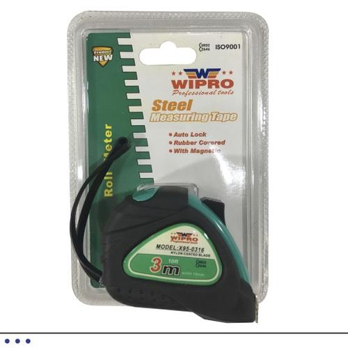Jual WIPRO METERAN ROLL METER MAGNET MEASURING TAPE TYPE X95 3M X 16MM ...