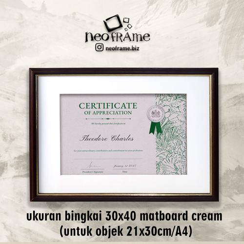 Jual Neoframe - Bingkai/Frame 30x40 Matboard - Objek A4 21x30cm - Kota Surabaya - neoframe ...