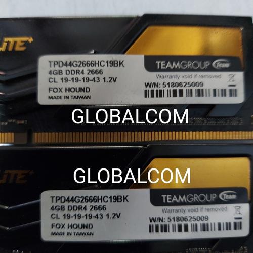 Jual ddr4 8gb 2x 4gb 2666mhz 2666 team elite+ memory ram pc garansi ...