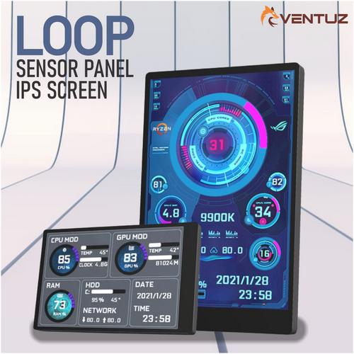 Jual VENTUZ LOOP – 3.5″ IPS LCD MONITOR - Kota Malang - BZONES | Tokopedia