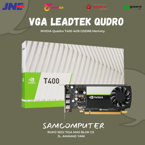Jual Vga Card LEADTEK Nvidia Quadro T400 4GB GDDR6 - Kota Bandung - SamComputer | Tokopedia