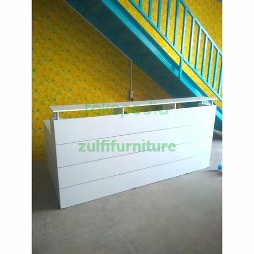 Jual meja kasir minimalis panjang 2 meter meja resepsionis - Kab. Bogor ...