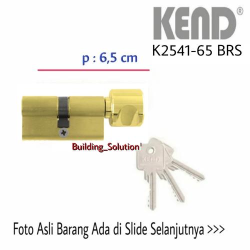 Jual Kunci Pintu ORIGINAL Knob cylinder KEND K2541-65K BRS silinder ...