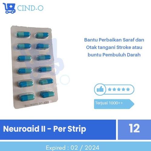 Jual Neuroaid II Per Strip | Bantu Perbaikan Saraf dan Otak setelah ...