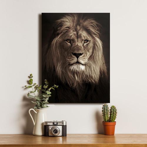 Jual Poster Singa Raja Hutan Fauna Lion - Dekorasi Hiasan Dinding Kayu ...