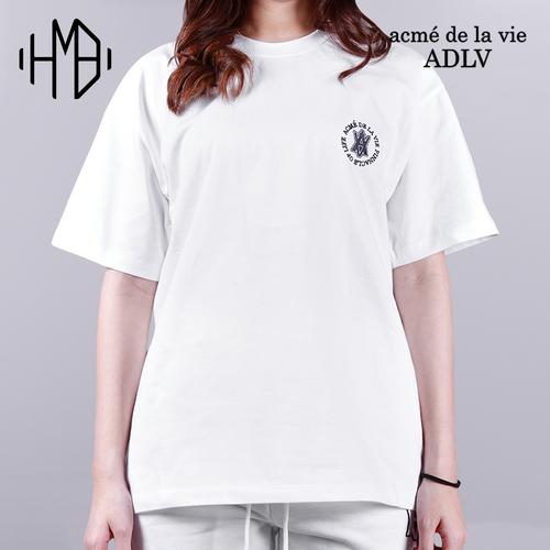 Promo ADLV x Lisa Blackpink A Emblem Basic Embroidery Tee White ...