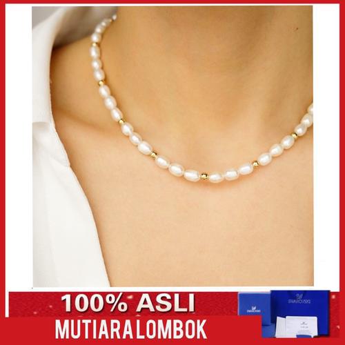 Jual Kalung Mutiara Lombok Asli Pearl Necklace Original Mewah Premium ...