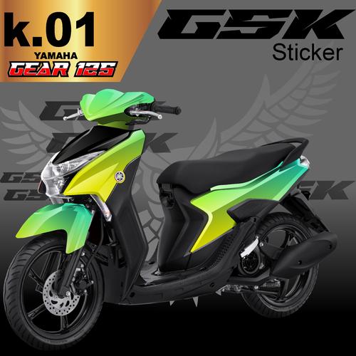 Jual Decal Sticker Yamaha Mio Gear 125 full body k.01 - Hitam - Kab ...
