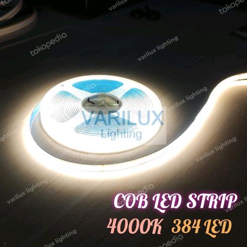 Jual LED STRIP COB 384 LED 4000K / LED STRIP NATURAL WHITE DC12V ...
