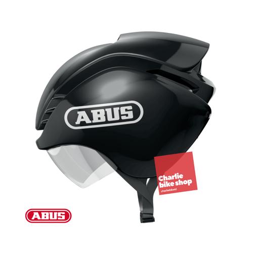 Jual Helm Road Bike ABUS Cycling Helmet Gamechanger TRI - Shiny Black ...