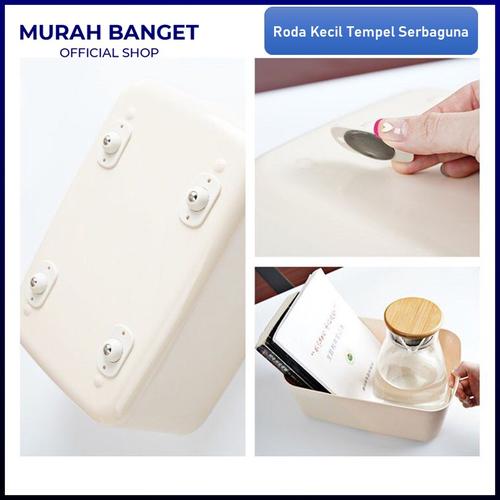 Jual Roda Tempel Stainless 360 Derajat Putar Serbaguna Roda Storage Box ...