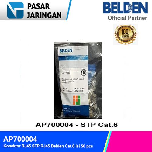 Jual Konektor RJ45 STP RJ45 Belden Cat.6 STP AP700004 isi 50pcs ...