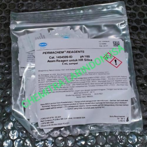 Jual HACH 1454599 Acid Reagent Powder Pillows for HR Silica, 5 mL, pk ...