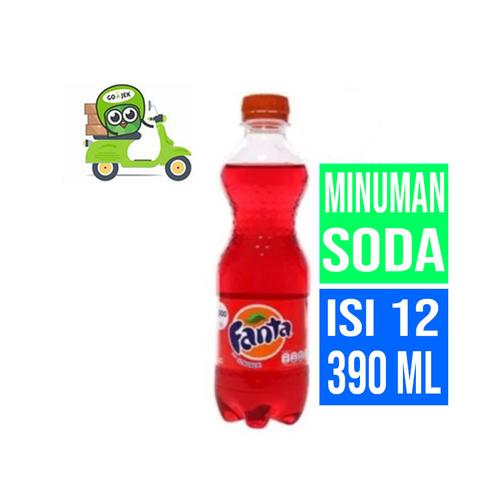 Jual Fanta Minuman Ringan | Fanta Seru Rasa Strawberry 390 ML Isi 12 ...
