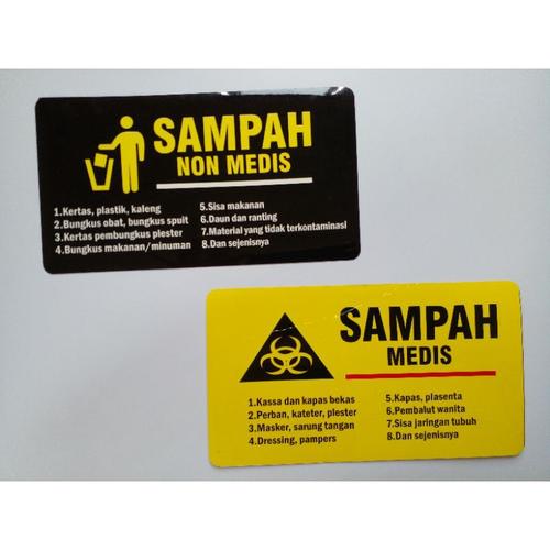 Jual Stiker Sampah Medis Non Medis - Kota Surakarta - Rumah Akreditasi ...