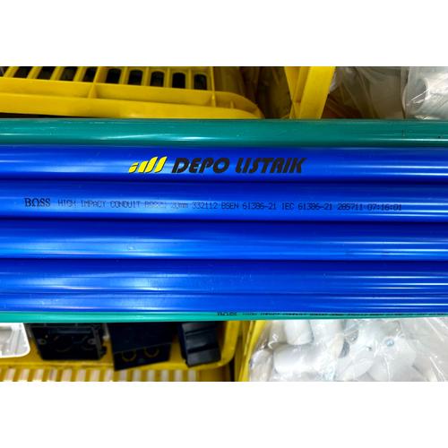 Jual Pipa Boss Biru 20mm / Pipa Listrik/ Pipa conduit - Jakarta Pusat ...