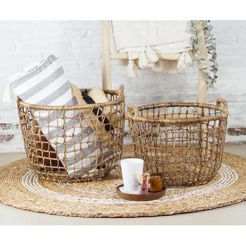 Jual Keranjang - Waterhyacinth Kerawang Basket - Anyam Kotak - Large ...