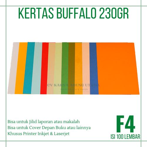 Jual Kertas Buffalo F4 isi 100 lembar / Kertas Karton Buffalo F4 ...