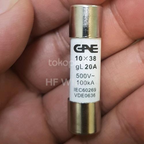 Jual GAE HRC Fuse gl 10x38 (2A,4A,6A,8A,10A,12A,16A,20A,25A,32A) - 25A ...