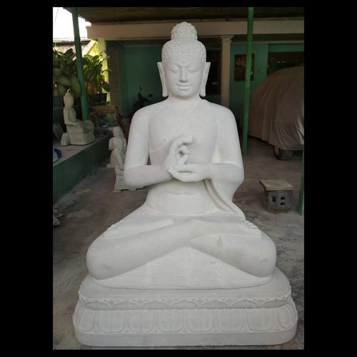 Jual patung buddha batu alam putih ukuran besar - Kab. Magelang ...