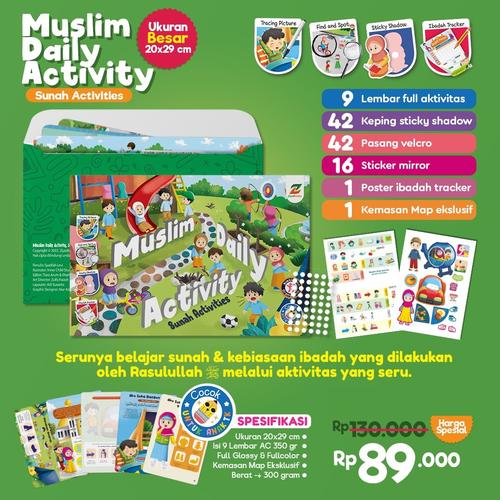 Jual Muslim Daily Activity Sunah Activities GOOD HABITS BUKU ANAK ...