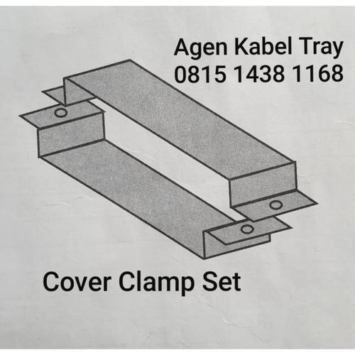 Jual COVER CLAMP SET FOR TRAY 150X50MM ELEKTRO GALVANIS CW/2PCS BOLT ...