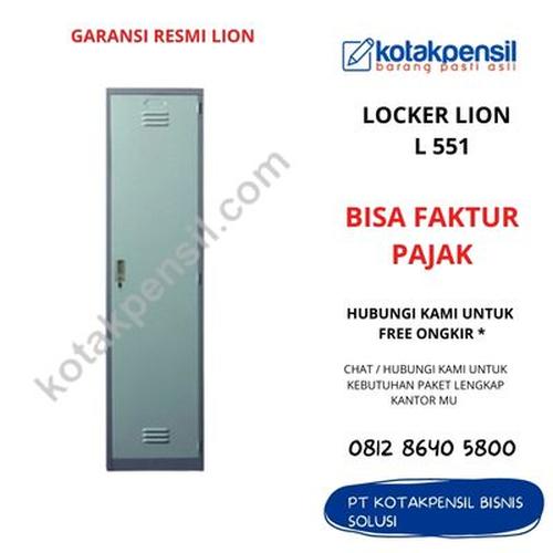 Jual LION Steel Locker Loker 1 Pintu - L551 Loker Besi Lion L551 L 551 ...