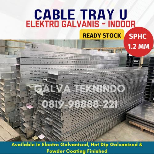 Jual Kabel Tray U 100x100x3000mm SPHC 1.2mm Elektro Galvanis - Jakarta ...