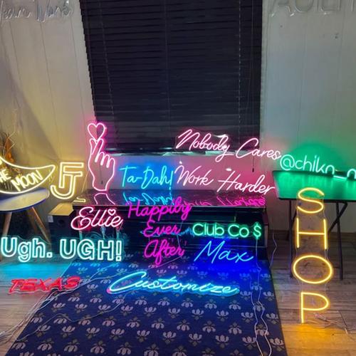 Jual Neon Flex Custom / Huruf Neon Sign Custom Bebas Request Proses ...