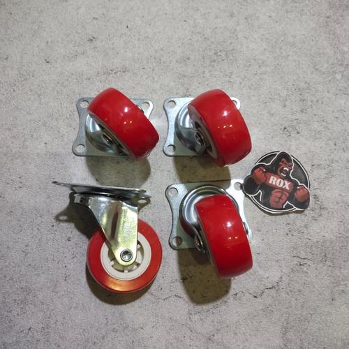 Jual Roda Gepeng Roda Lemari Troli 2 inch 1 set - Kab. Cilacap - Harta ...