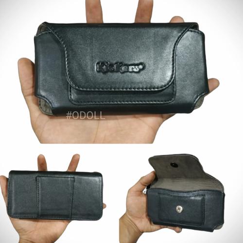 Jual Tempat Hp Kulit Asli Pria Cowok Sarung Hp Pinggang Dompet ...