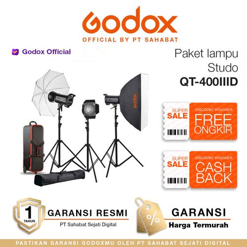 Jual PAKET GODOX QT-400IIIM-D KIT STUDIO FLASH Qt400 ver III - Jakarta ...